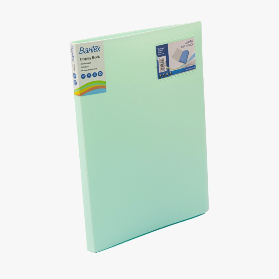 Jual BANTEX PP DISPLAY BOOK FC 20 POCKETS COOL AQUA 3183 76 | Shopee ...