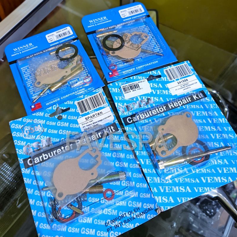 Jual REPAIRKIT SPUYER KARBURATOR SPUYER VESPA | Shopee Indonesia