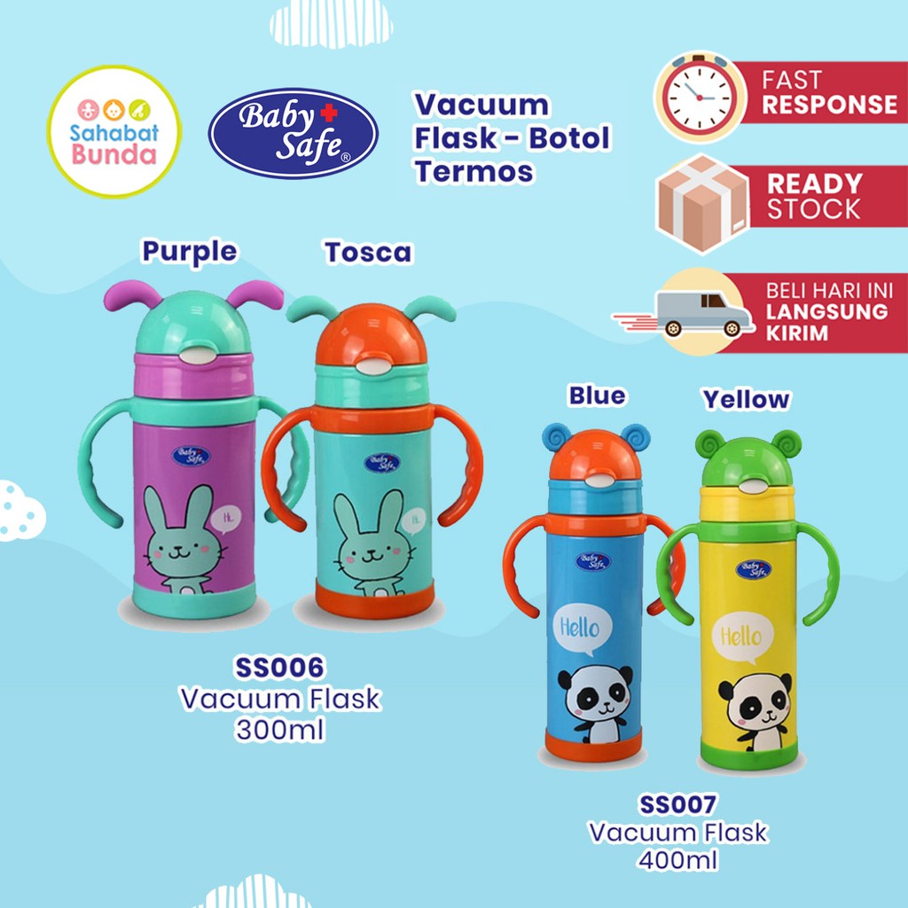 Jual BABY SAFE Vacuum Flask 300ml (SS006) dan 400ml (SS007) Vacuum ...