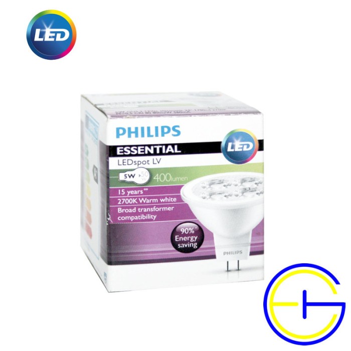 Jual Essential LED 5-50W MR16 24D 5W Philips | Shopee Indonesia
