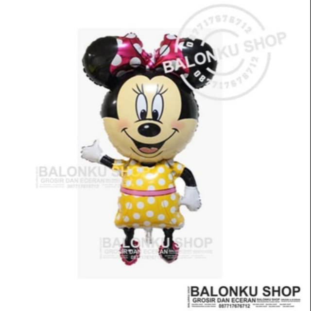 Jual Balon Foil Minnie Mouse / Balon Minnie Mouse / Balon Minnie Mouse ...