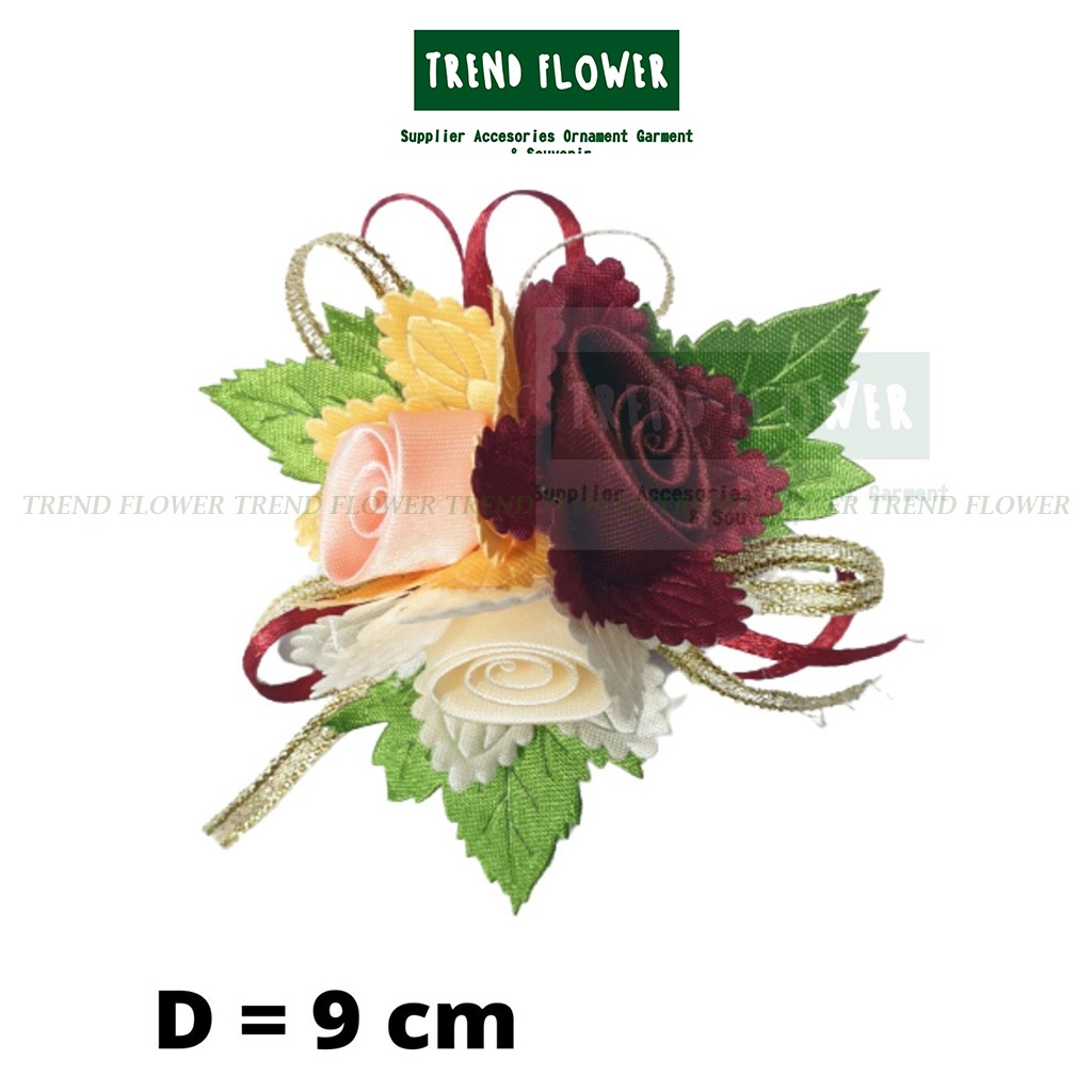 Jual Bunga SHADOW Kelopak 3 Daun Sembur Diameter 6-7 cm b3k bukan bunga ...