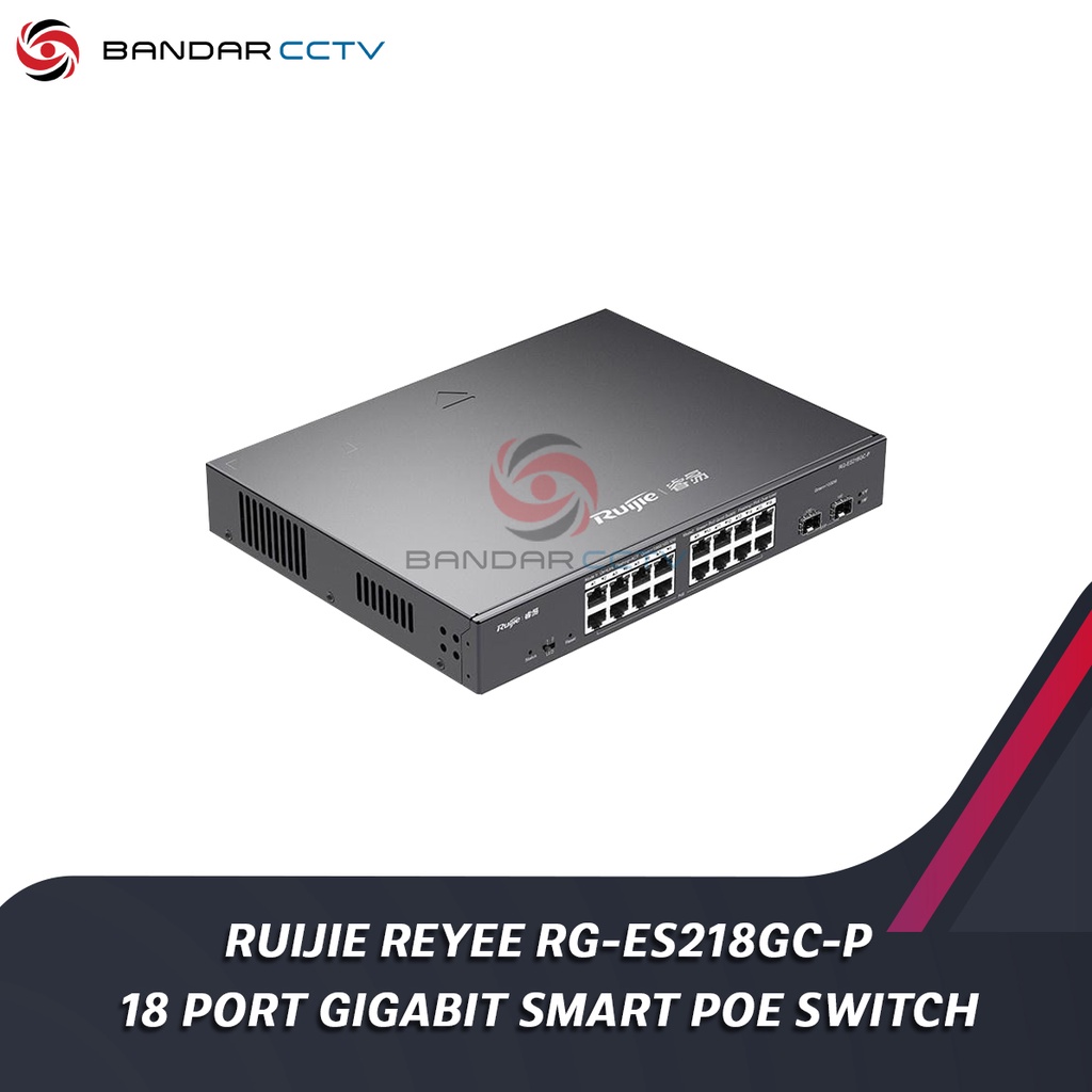 Jual Ruijie Reyee RG ES218GC P 18 Port Gigabit Smart POE Switch | Shopee Indonesia