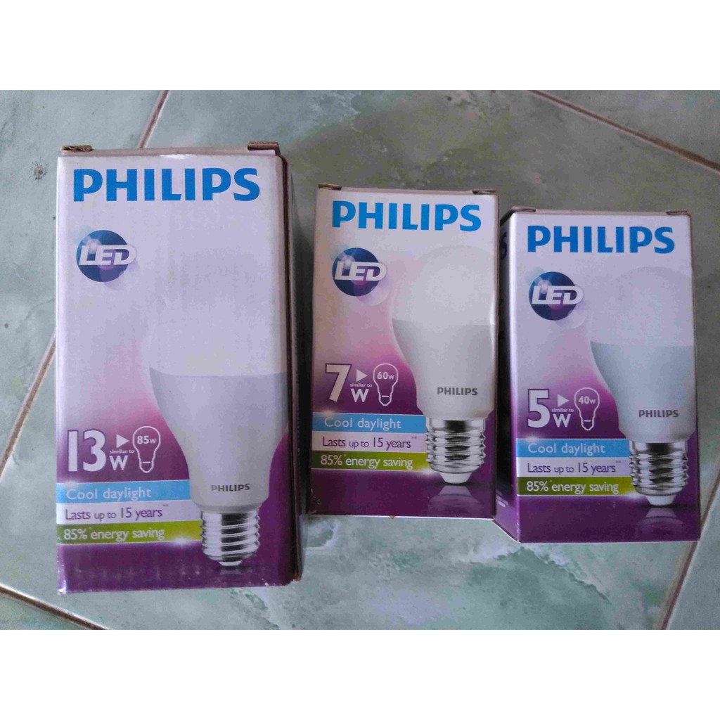Jual Lampu Philips LED 5w 5 watt 13w 13 watt | Shopee Indonesia