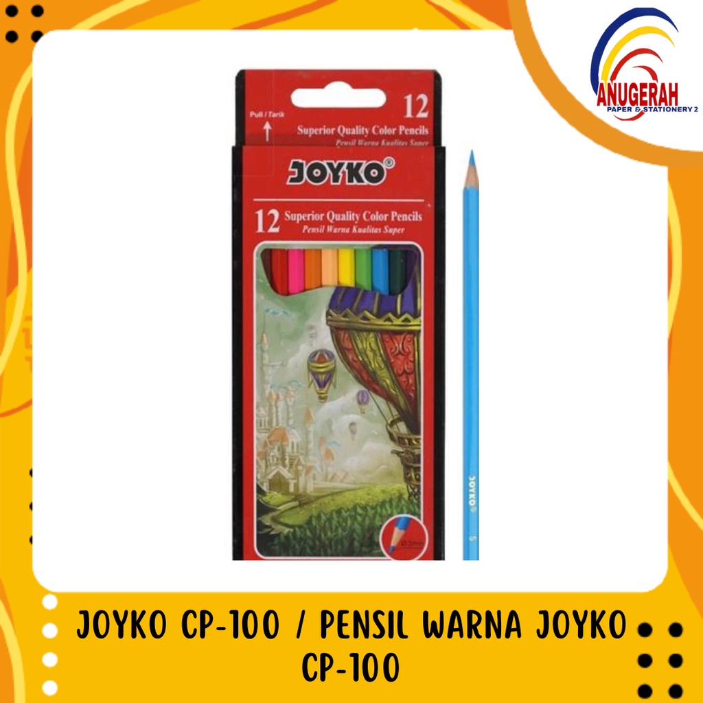 Jual JOYKO CP-100 / PENSIL WARNA JOYKO CP-100 (PCS) | Shopee Indonesia