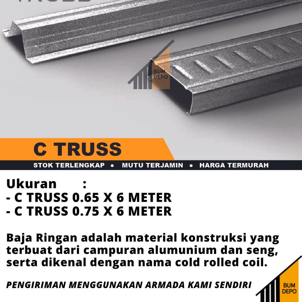 Jual C-TRUSS / BAJA RINGAN CANAL C | Shopee Indonesia