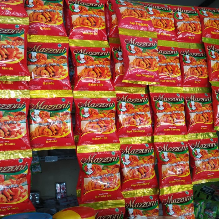 Jual MAZZONI BUMBU TABUR Rasa Balado BBQ Sapi Ayam KejuRumput Laut ...