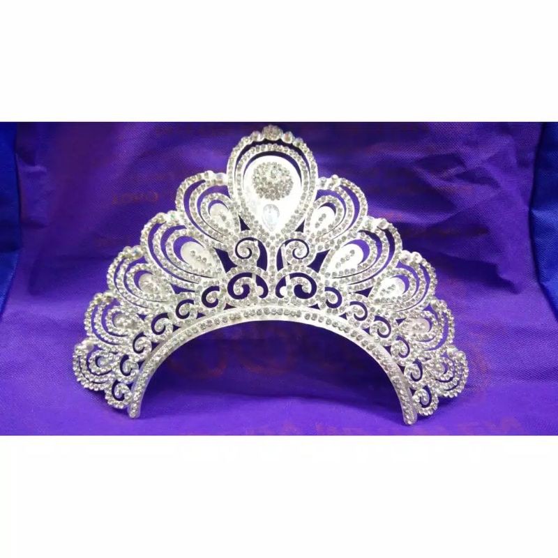 Jual Mahkota Barbie Tiara Warna Silver Elegan Aksesories Pengantin ...