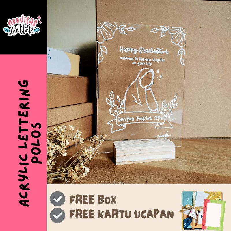 Jual ACRYLIC LETTERING POLOS / AKRILIK LETTERING / KADO WISUDA | Shopee ...