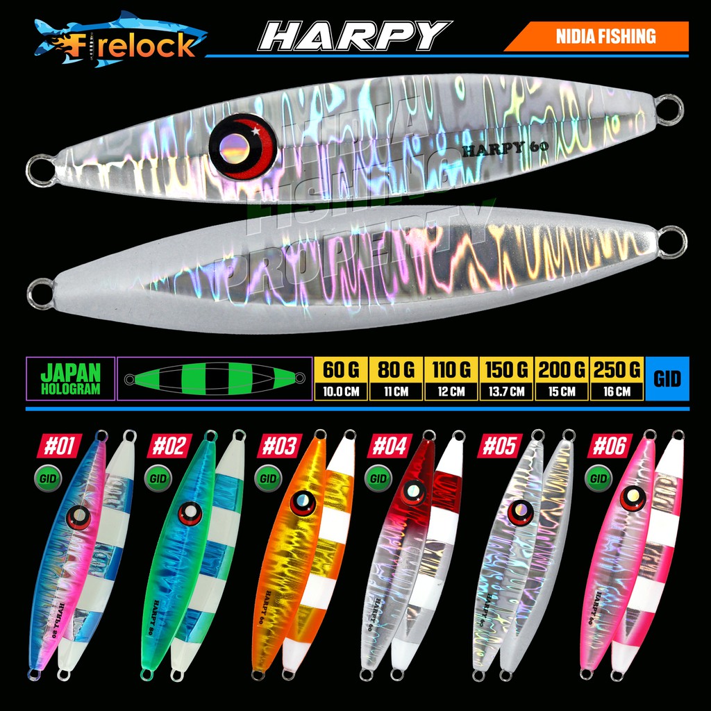 Jual UMPAN PANCING METAL JIG FIRELOCK HARPY 80 GRAM | Shopee Indonesia