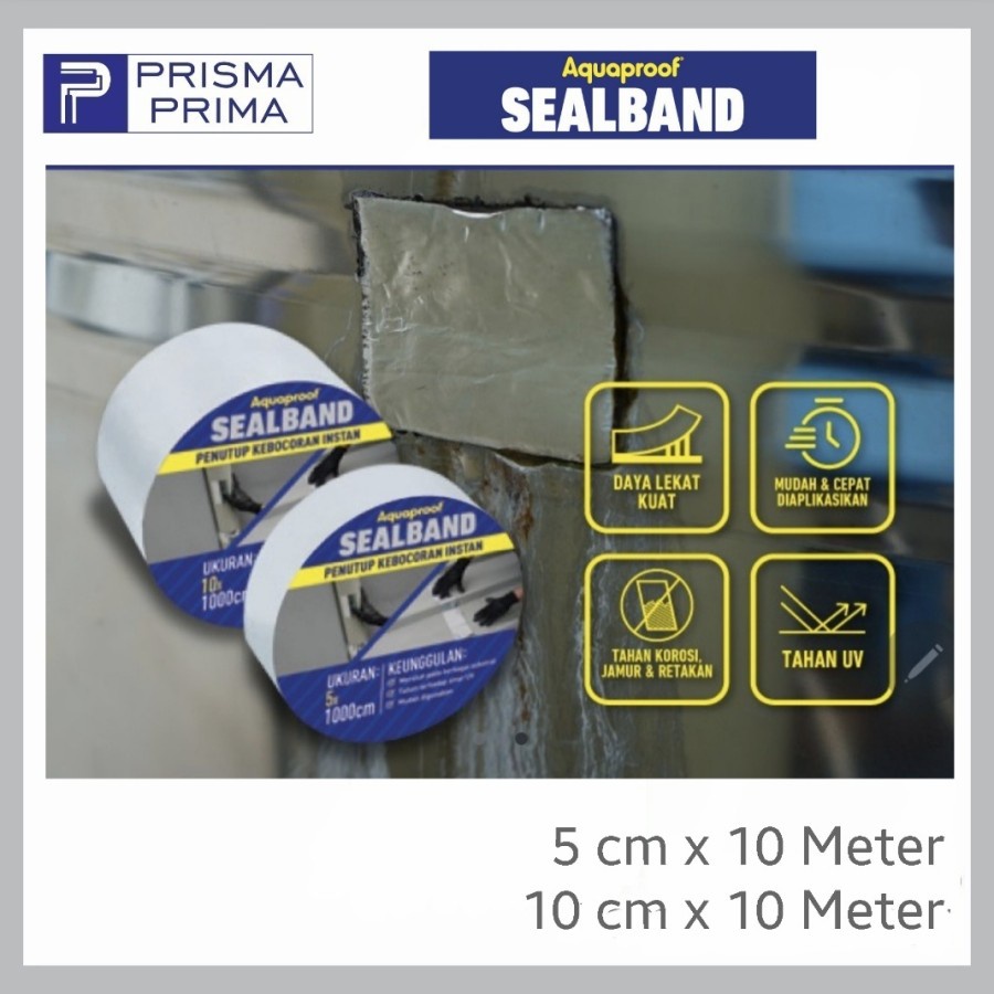 Jual SEALBAND Lakban Isolasi Bitumen Tape Anti Bocor Penutup Kebocoran ...