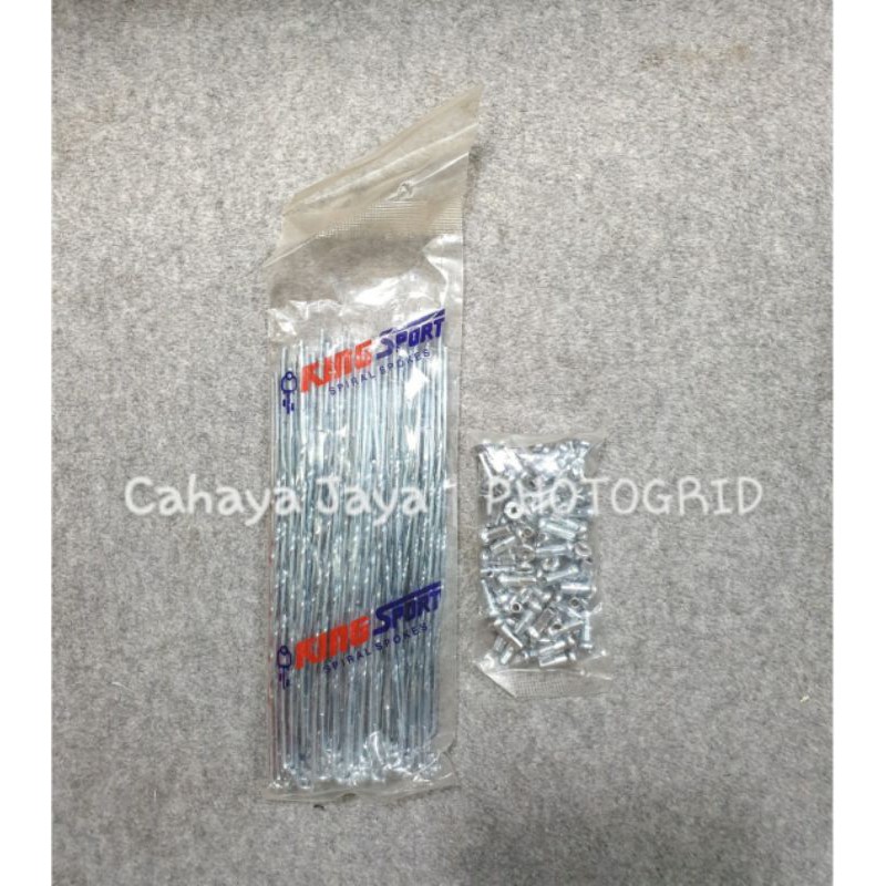 Jual Spoke Ruji Jari Sepeda Ukuran 14G x 16 KD Spiral 72pcs BUKAN ...