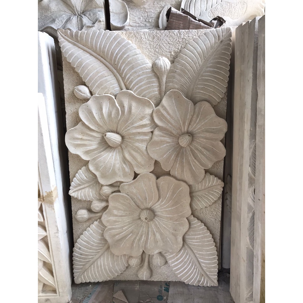 Jual Batu Alam Paras Ukir Relief 3D 60x100x6 cm | Shopee Indonesia