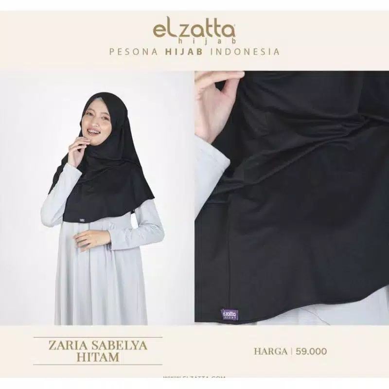 Jual ELZATTA HIJAB INSTAN TERBARU ELZATTA HIJAB SABELYA BAHAN SPANDEK ...