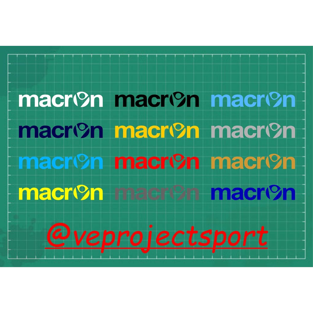 Jual logo apparel sponsor jersey macron | Shopee Indonesia