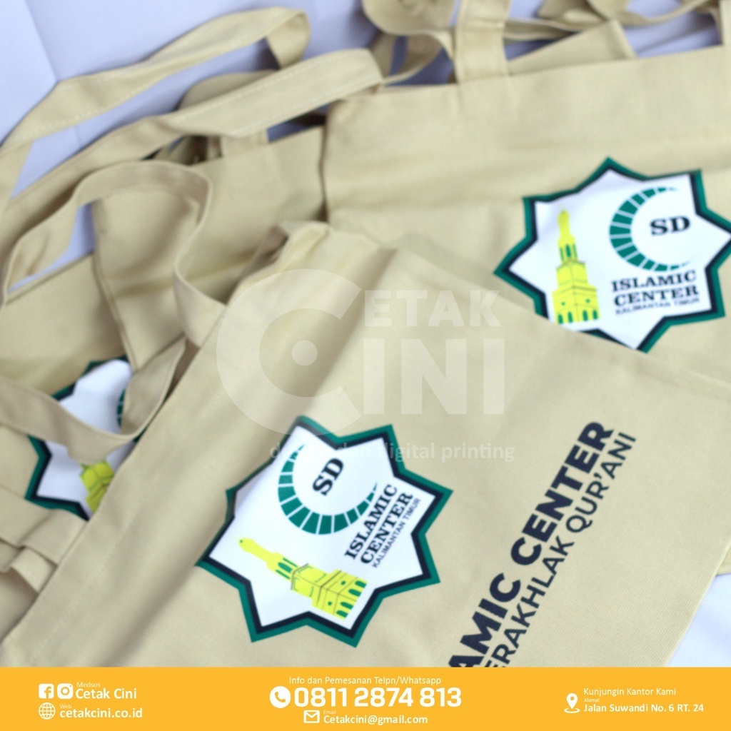 Jual TOTEBAG/TAS CANVAS CUSTOM | Shopee Indonesia
