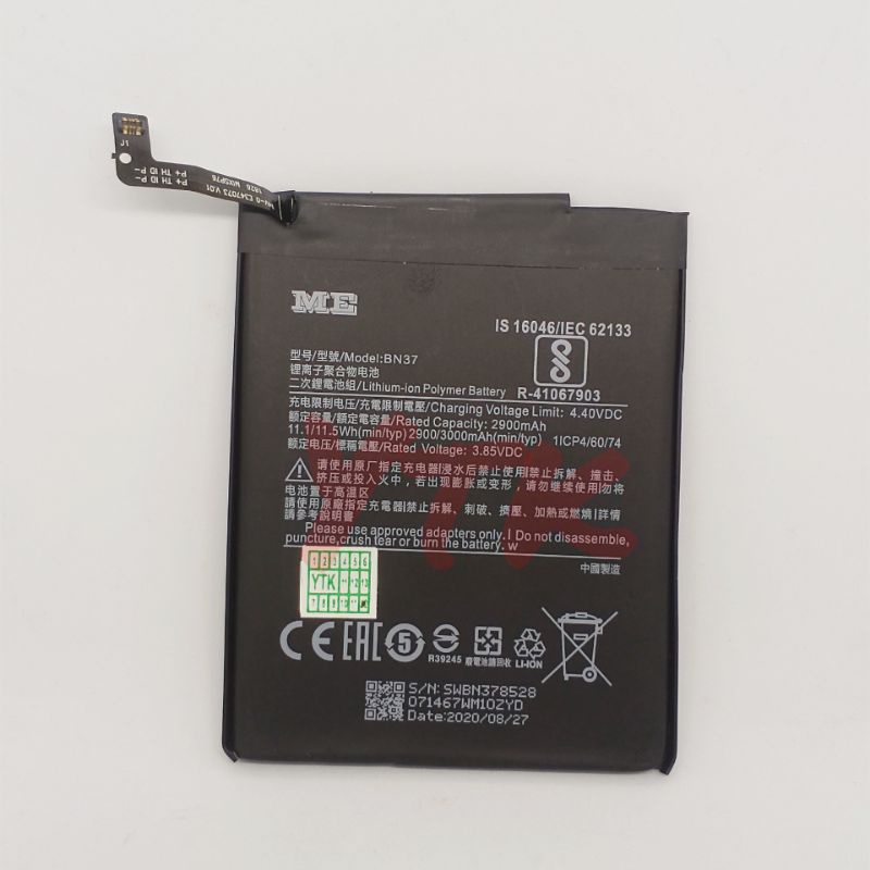 Jual Batre/Baterai/Battery Xiaomi BN 37 / Redmi 6 / Redmi 6A | Shopee ...