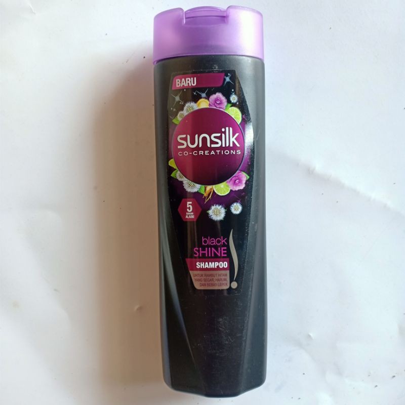 Jual PROMO Shampoo Sunsilk Co-Creations Black Shine 170 ml | Shopee ...