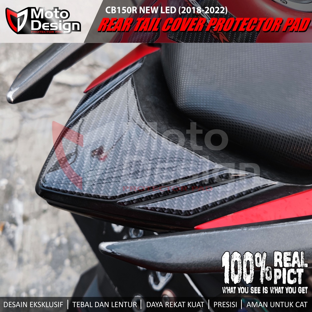Jual Stiker Timbul Carbon Protector Pad Rear TailPad Buntut CB150R CB ...