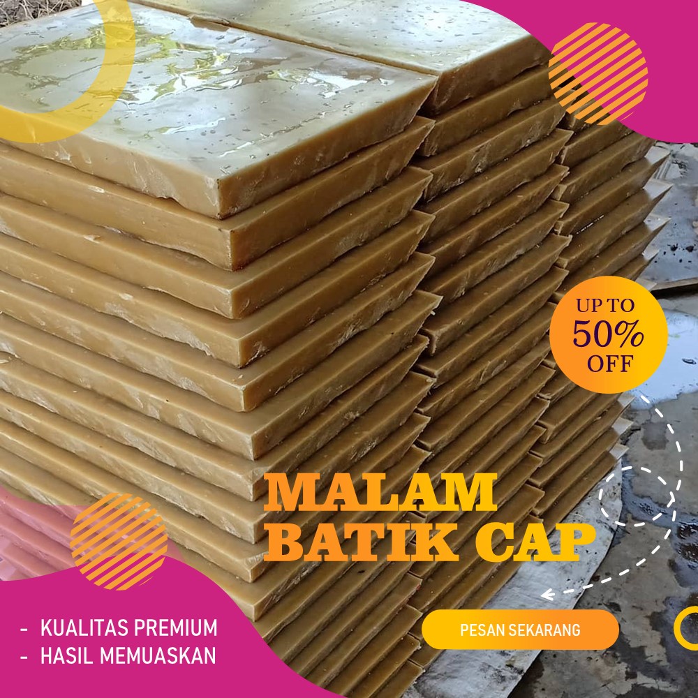 Jual Malam Batik Cap ( Kuning ) Kualitas Terbaik | Lilin Batik - 500 gr ...