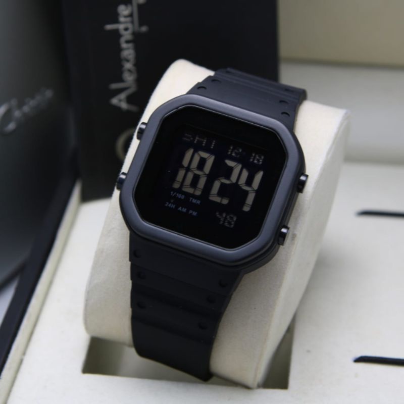 Jual JAM TANGAN ALEXANDRE CRISTIE AC 9347 WANITA FULL BLACK ORIGINAL ...