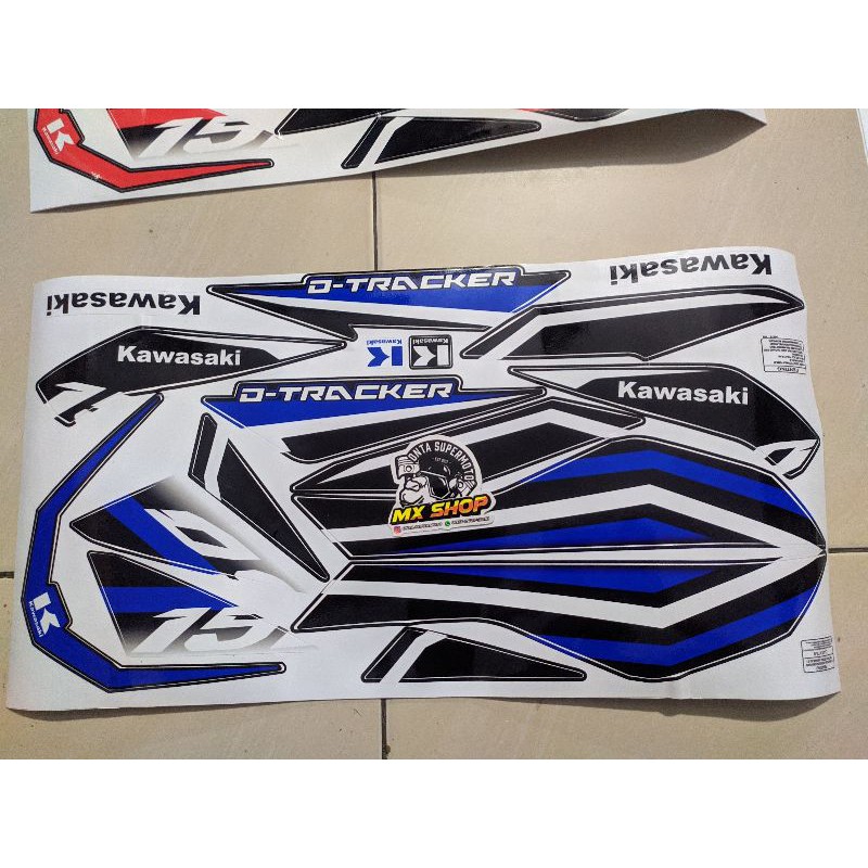 Jual Striping lis decal standar dtracker dt new biru garis 2017 ...