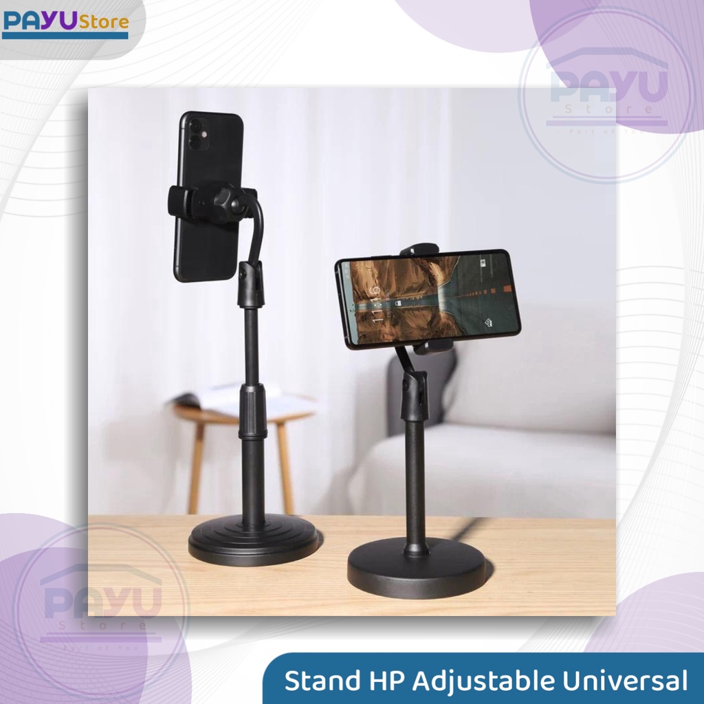 Jual [PY076] STAND HP ADJUSTABLE UNIVERSAL HOLDER MEJA HOLDER STAND ...