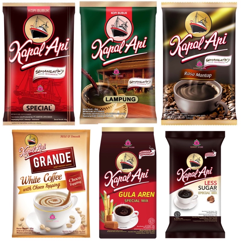 Jual Kopi Kapal Api Special Merah Kopi Lampung Rasa Mantap Gula Aren ...