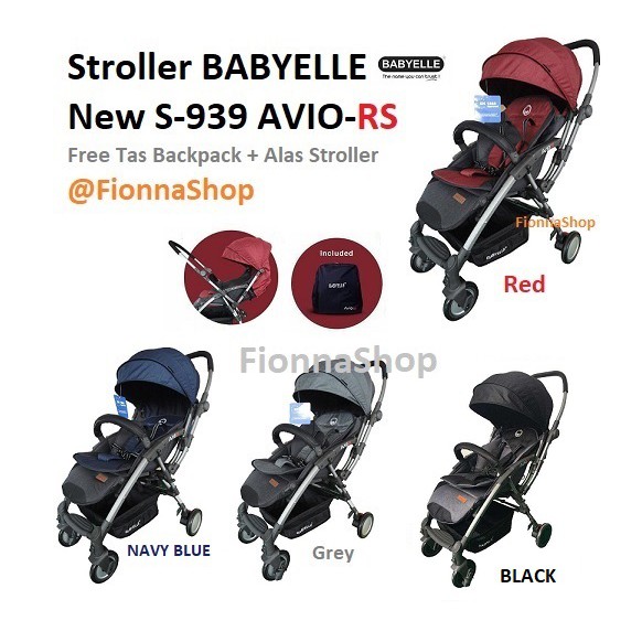 Jual Stroller kereta bayi BabyElle Avio Rs Hadap Depan Belakang Baby ...