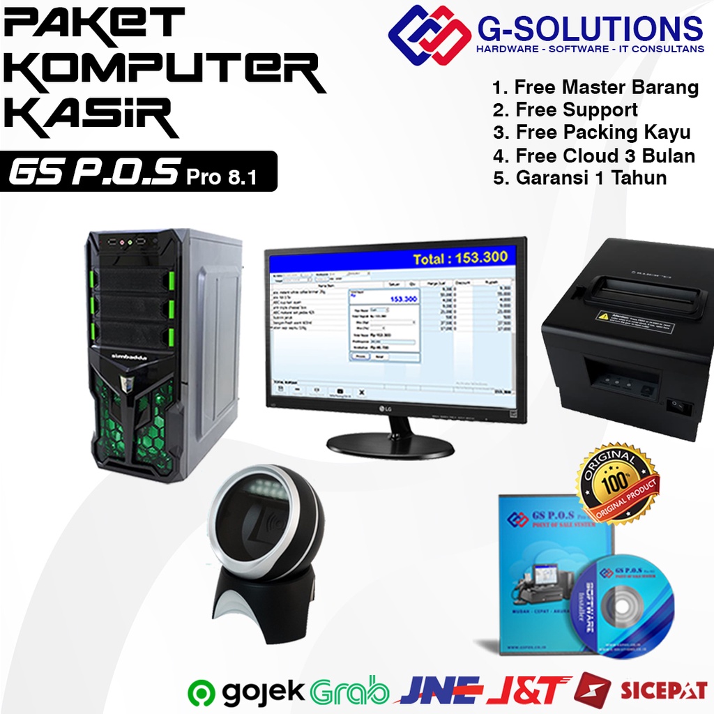 Jual Komputer Kasir Lengkap Core i3 dengan harga Terjangkau Siap Pakai ...