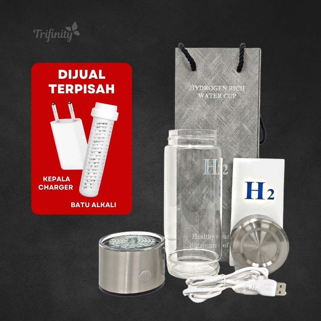 Jual Botol Hidrogen Air Hydrogen Water Termurah Non Alkali | Shopee ...