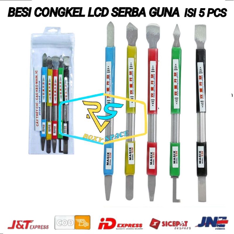 Jual TOOLS SET BESI CONGKEL LCD TS TOUCHSCREEN BATERAI 5 IN 1 C30 OPEN ...