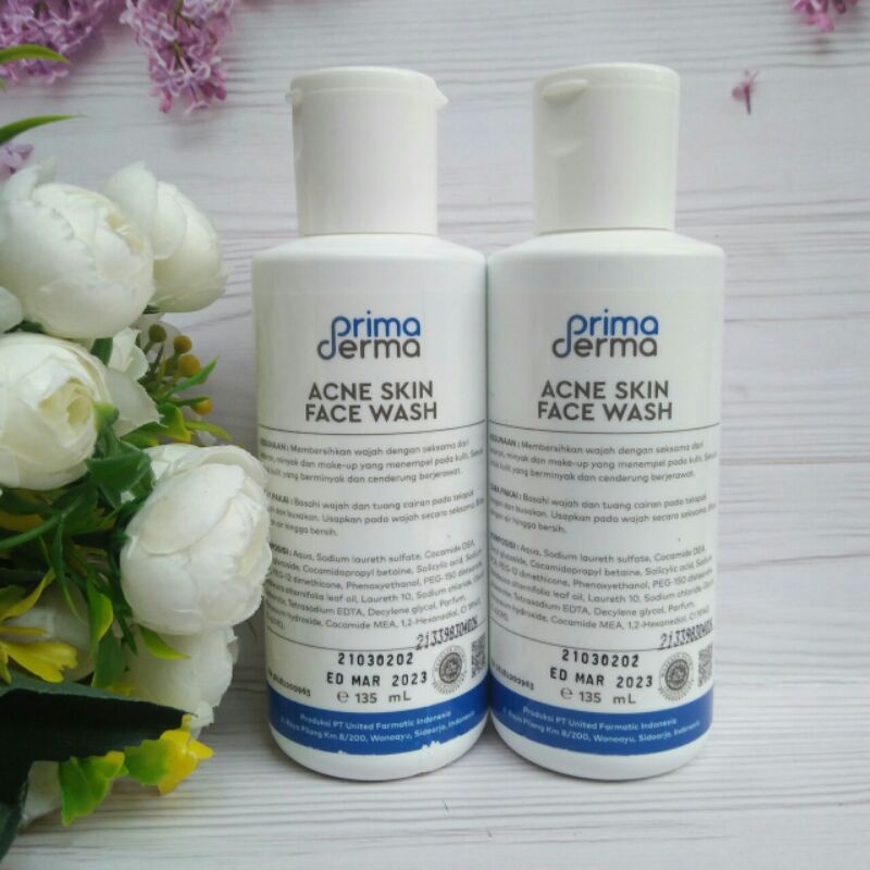 Jual PRIMADERMA ACNE SKIN FACE WASH (KEMASAN BARU) | Shopee Indonesia