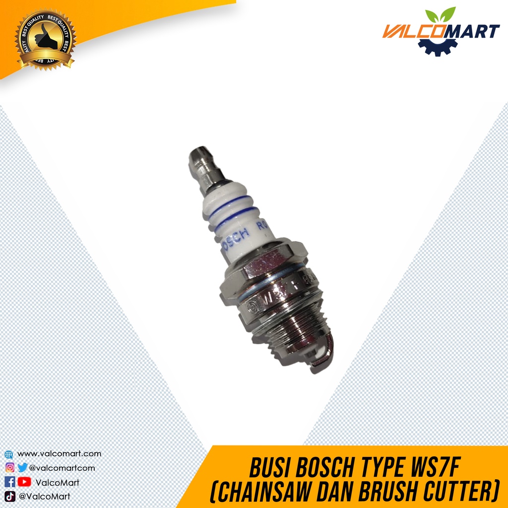Jual Busi Bosch Type WS7F (Chainsaw dan Brush Cutter) | Shopee Indonesia