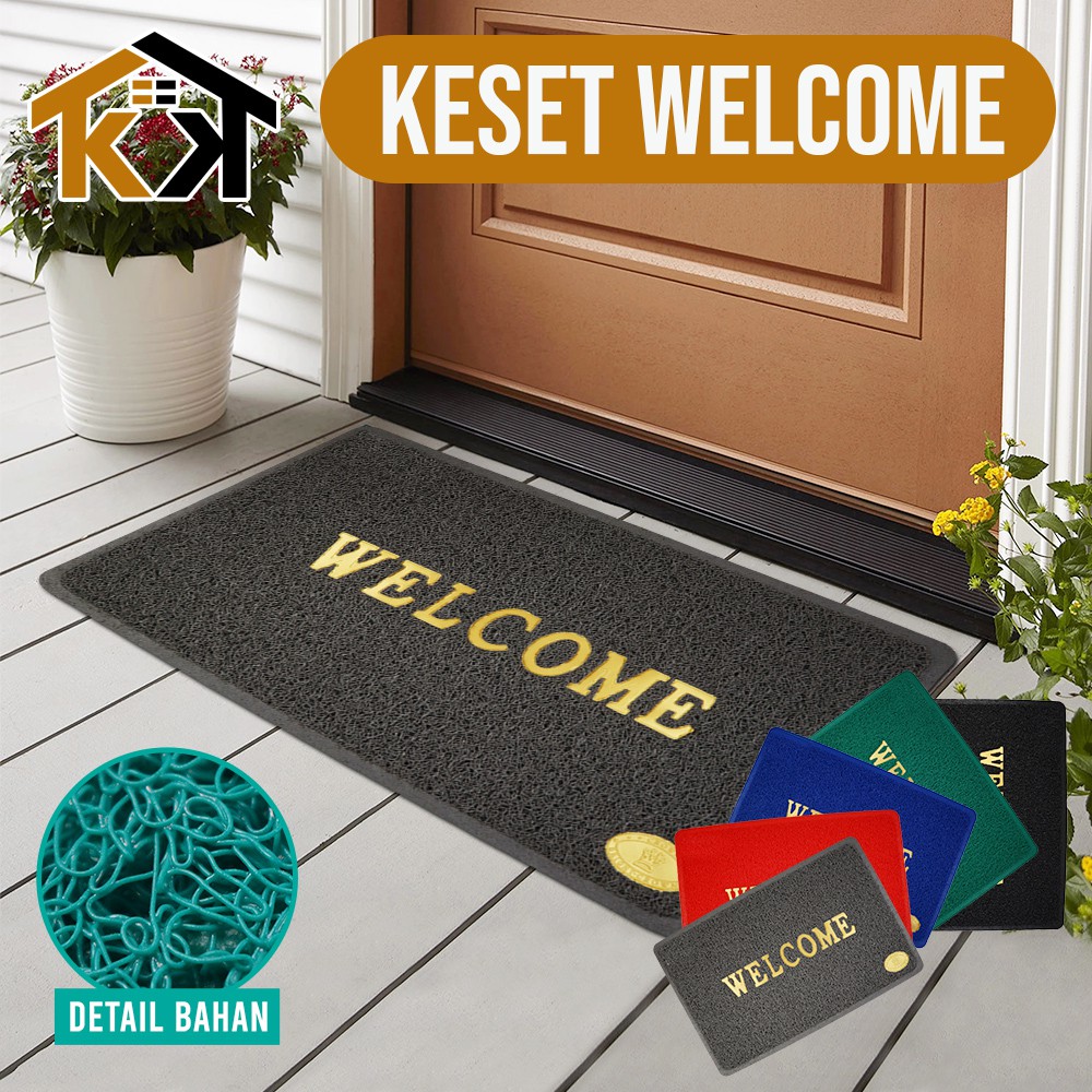 Jual (KK)KESET WELCOME TEBAL PREMIUM uk.40 x 60cm/Keset Bihun ANTISLIP ...