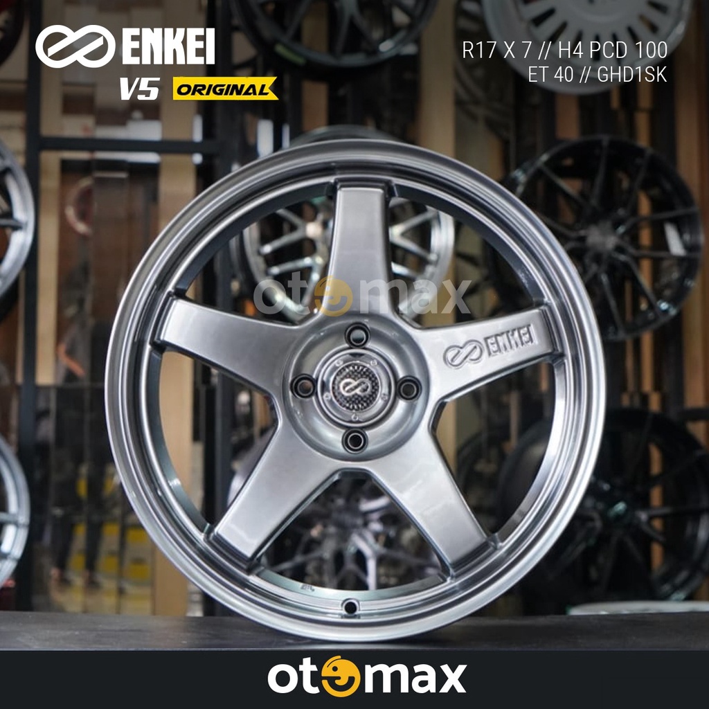 Jual Velg Mobil Enkei EV 5 Original Ring 17 H4 GHD1SK | Shopee Indonesia