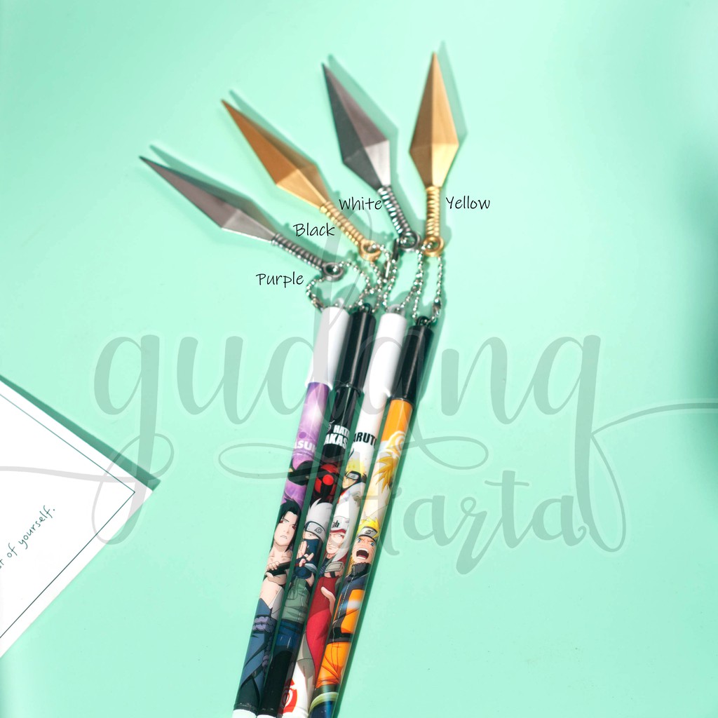 Jual Pulpen Gel Naruto Ninja Lucu Pena Unik Ballpoint GC 307317 ...