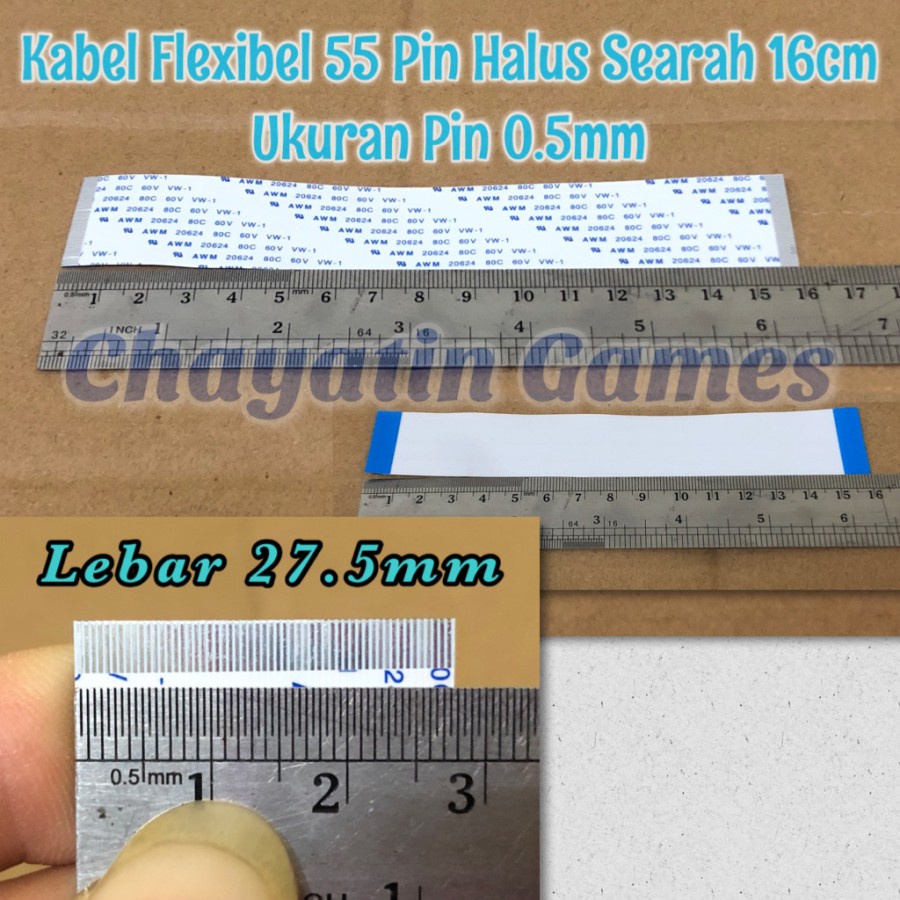 Jual Kabel Flexibel 55 Pin Halus Searah Panjang Sesuai Varian Yang ...