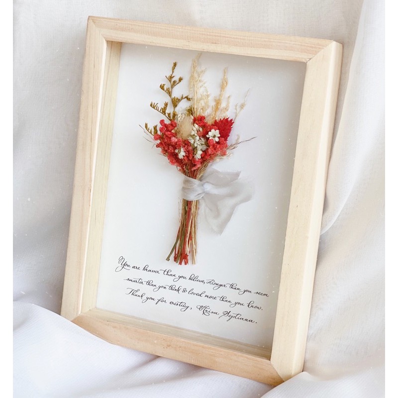 Jual Dried Flowers Frame / Bingkai Bunga Kering 6R | Shopee Indonesia