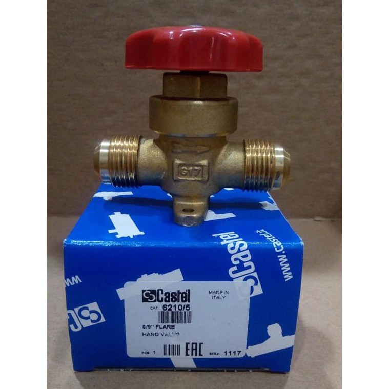 Jual Hand Valve Castel 5/8" tipe 6210/5 | Stop Kran Castel Ori Itally ...