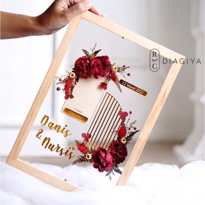 Jual Mahar Rustic Transparan / Mahar Rustik / Mahar Bunga / Mahar Uang ...