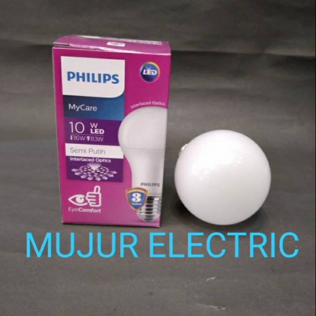 Jual PHILIPS LED BULB 10 WATT 4000K NATURAL WHITE | Shopee Indonesia