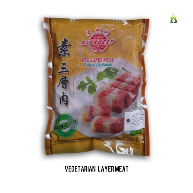 Jual Everbest Vegetarian Layer Meat - Vegetarian Pork - Sam Can - 500g ...