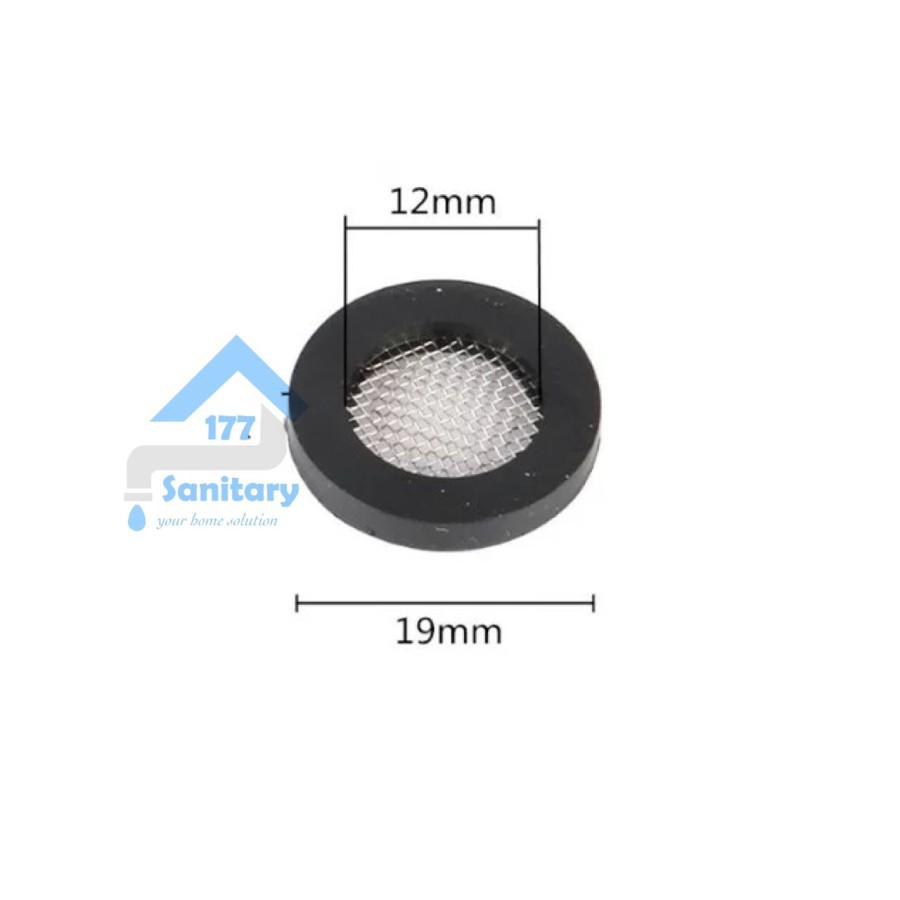 Jual Karet Saringan Filter 19mm u/ pipa kran - Nepel Fitting Rubber Sil ...