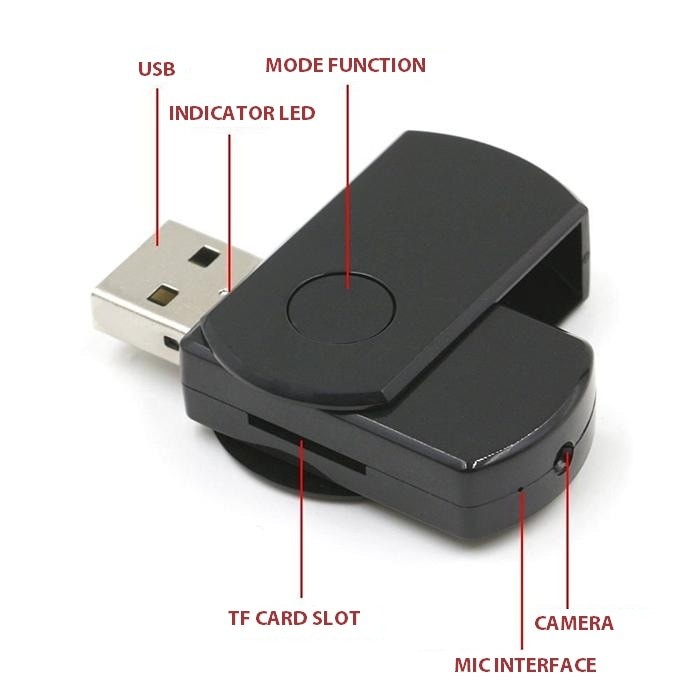 Jual SPY CAMERA U-DISK MINI DV - KAMERA PENGINTAI FLASH DRIVE | Shopee ...