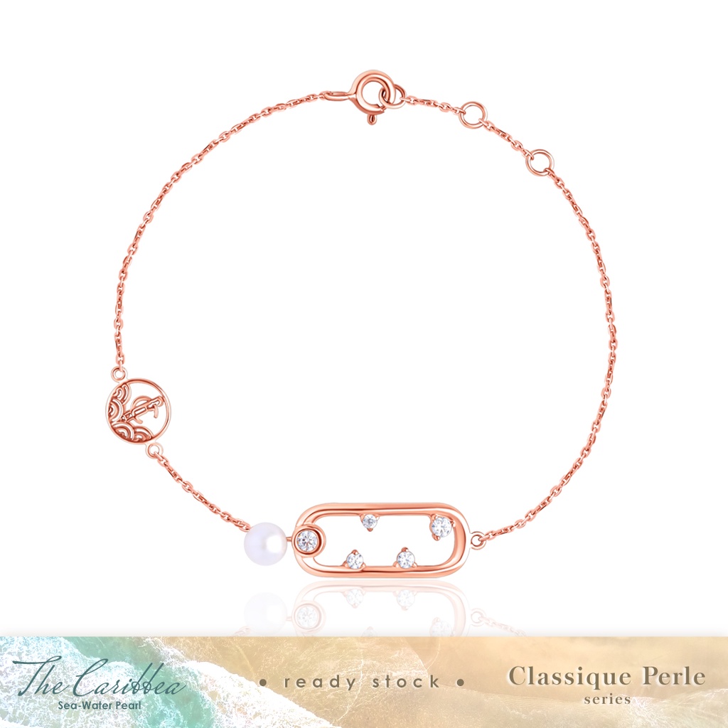 Jual Gelang Mutiara Emas The Caribbea - Minimalist Pearl Series ...