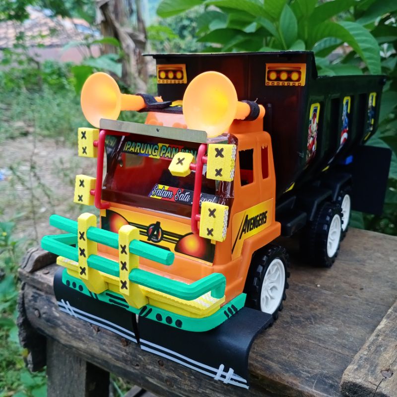 Jual (PROMO) TRUK MODIFIKASI MOBIL MAINAN PLASTIK TRUK PASIR TRUCK ...