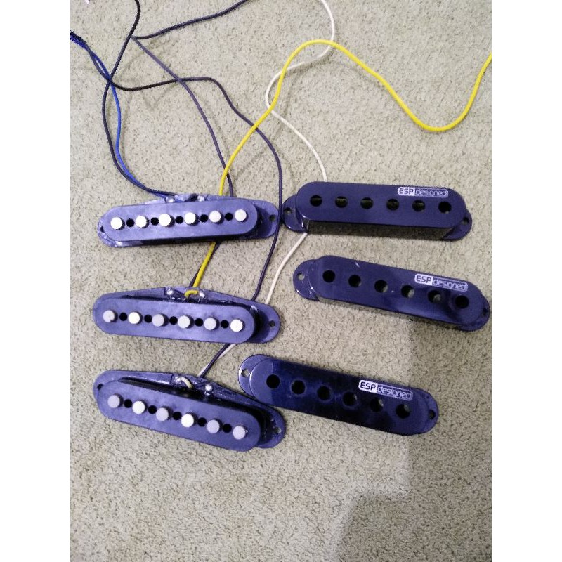 Jual pickup single coil Esp designed set stratocaster | Shopee Indonesia
