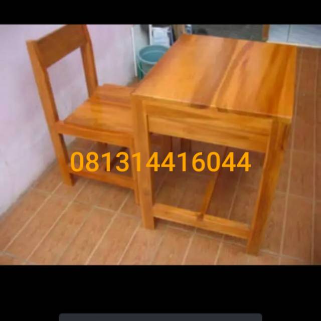 Jual SATU SET MEJA SD/TK UKURAN 55X45X70CM | Shopee Indonesia