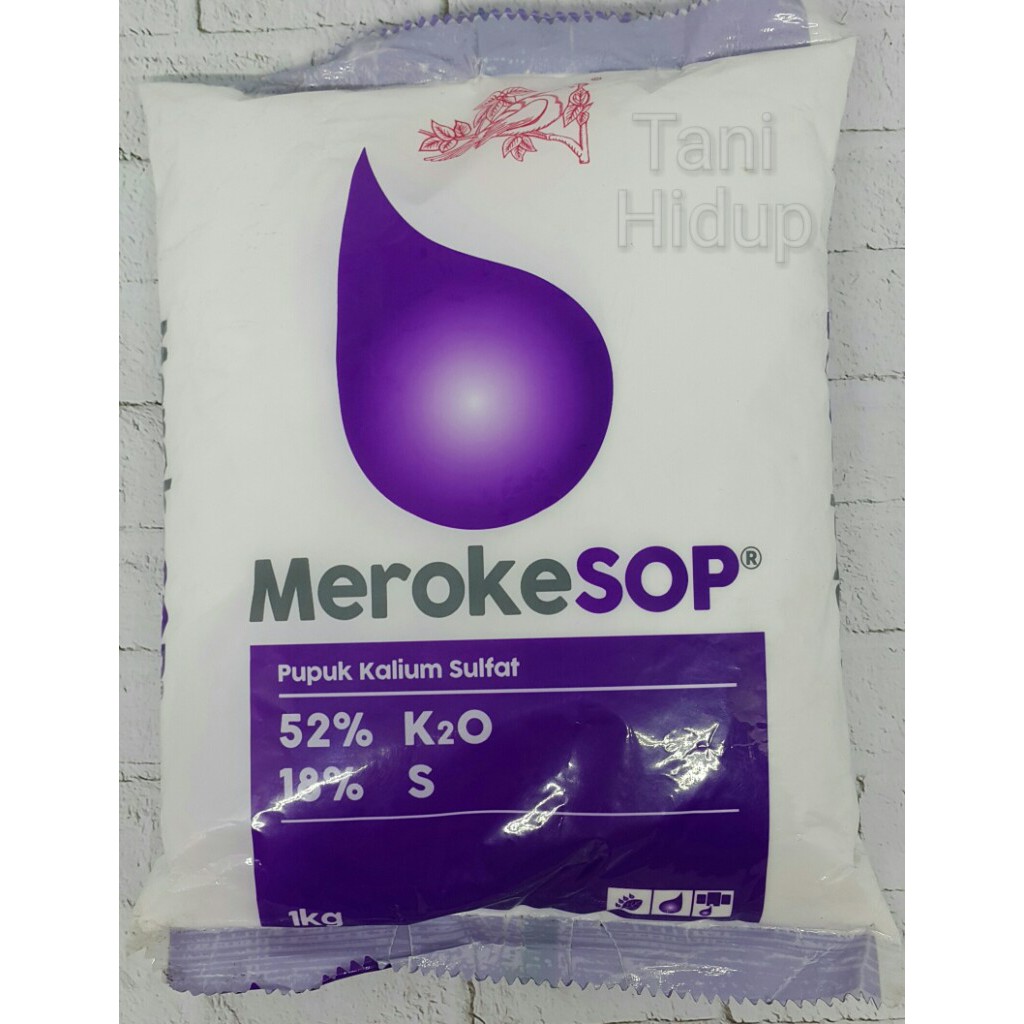 Jual Pupuk Meroke SOP (Kalium Sulfat) kemasan 1 kg | Shopee Indonesia
